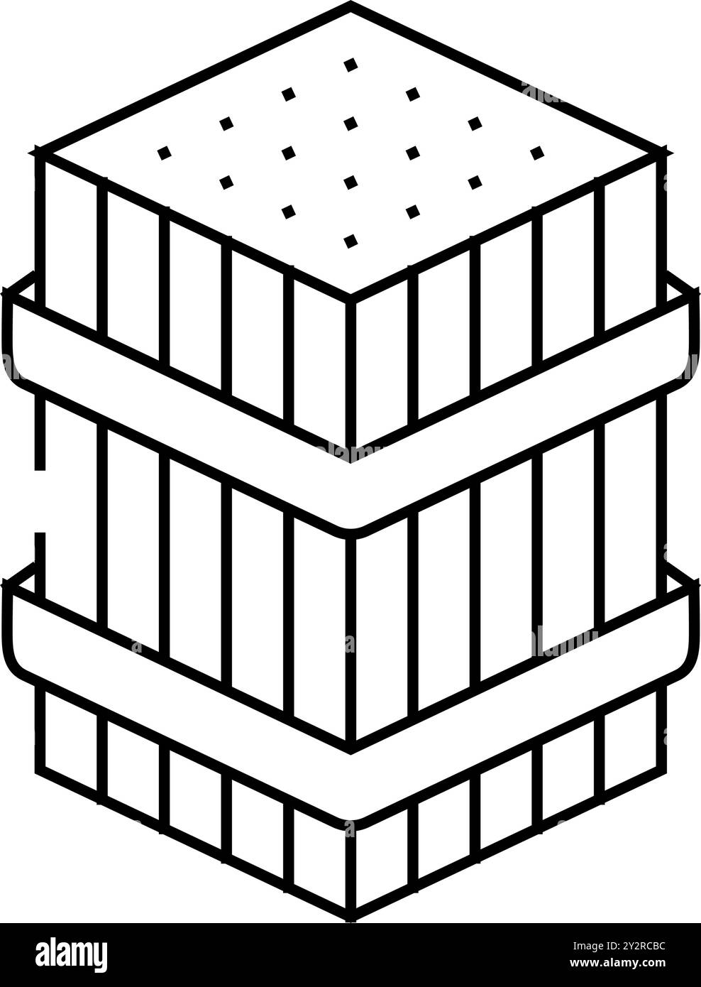 fuel assembly nuclear energy line icon vector illustration Stock Vector ...