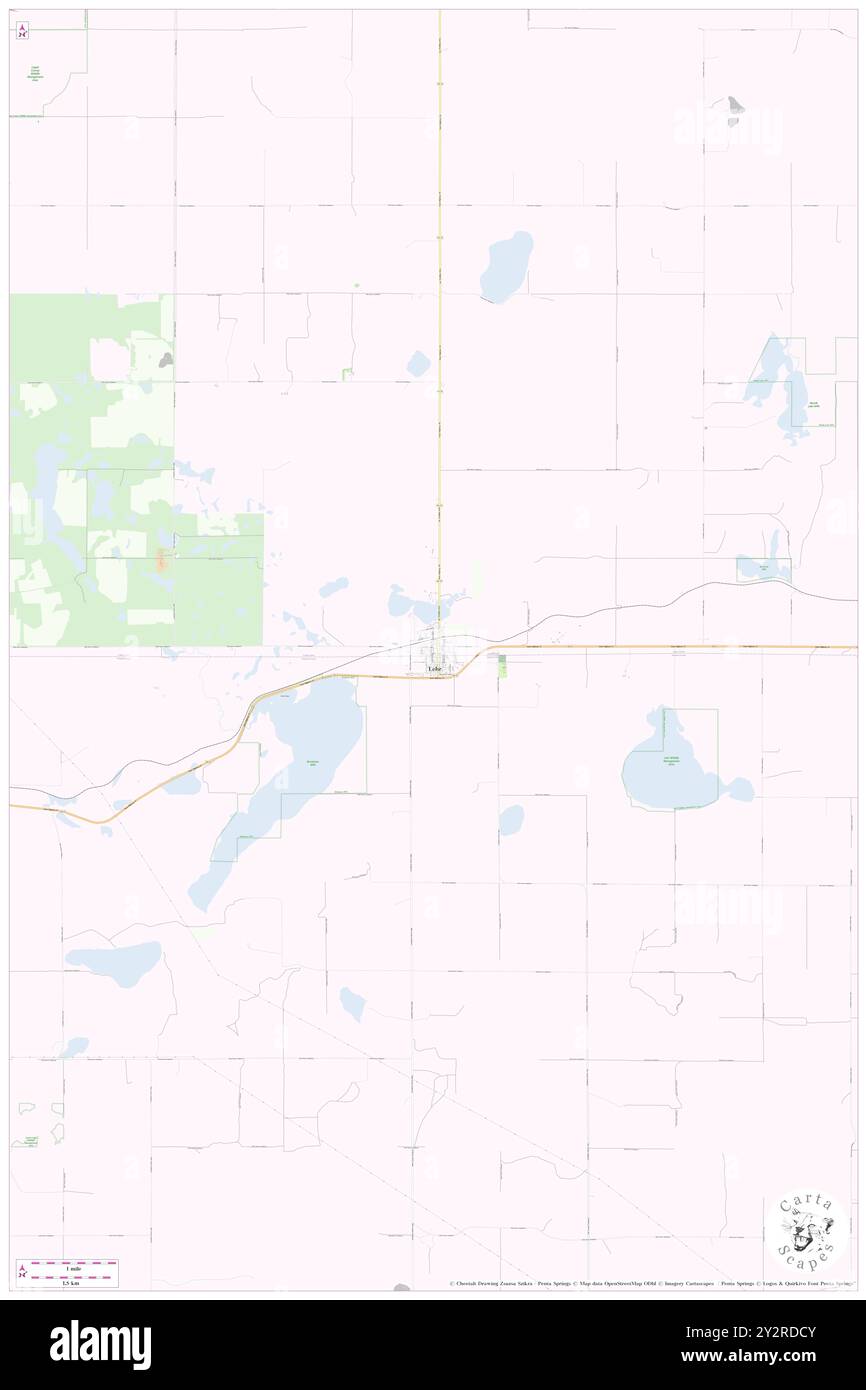 Map of lehr north dakota Cut Out Stock Images & Pictures - Alamy