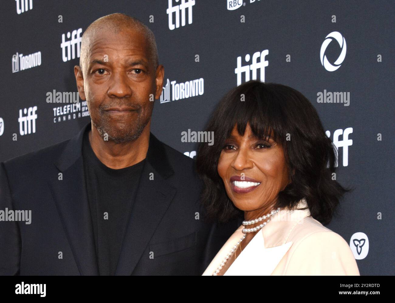 TORONTO, ON: SEPTEMBER 10: Denzel Washington and Pauletta Washington at ...