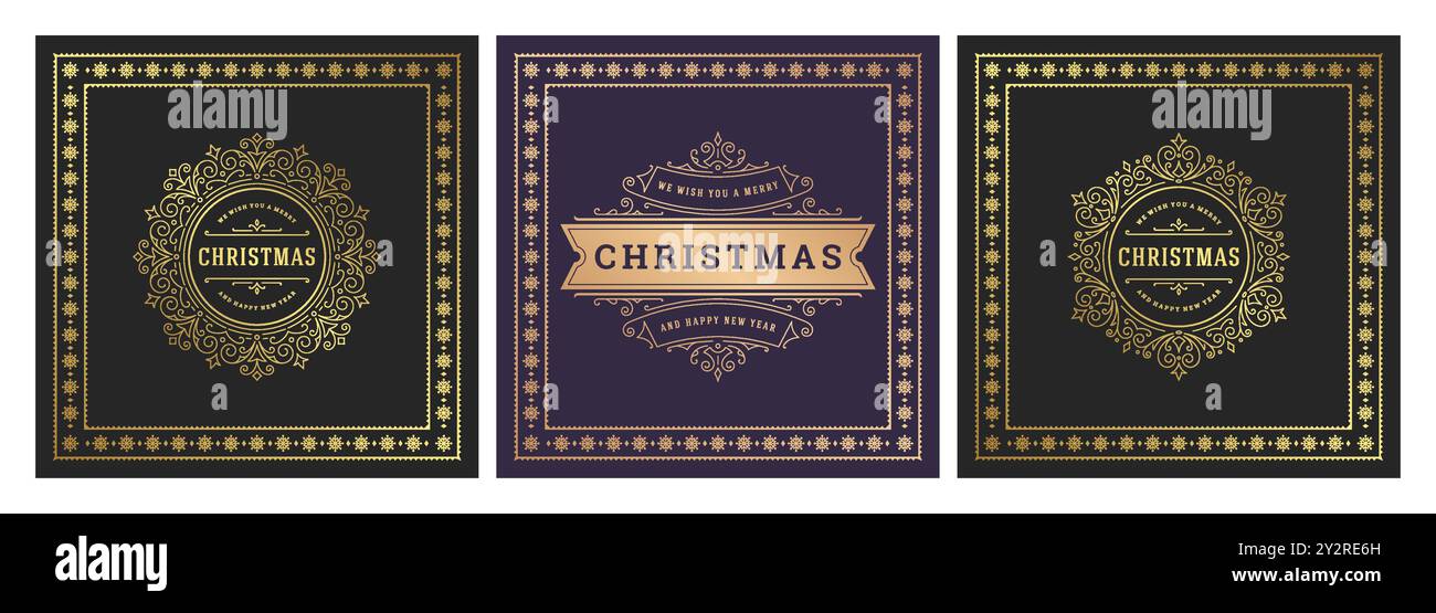 This design features a beautiful Christmas card layout showcasing ...