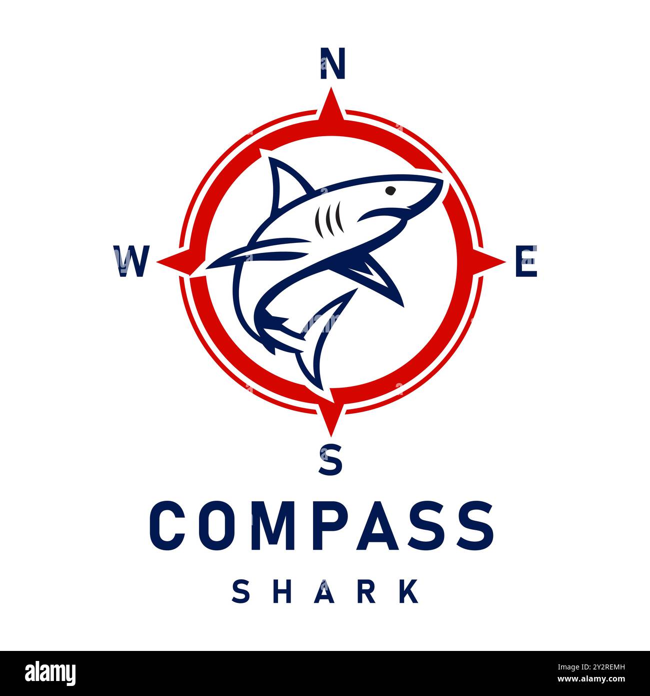 Shark dynamic logo hi-res stock photography and images - Alamy