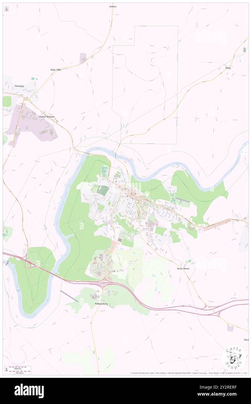 Clarion, Clarion County, US, United States, Pennsylvania, N 41 12' 53 ...