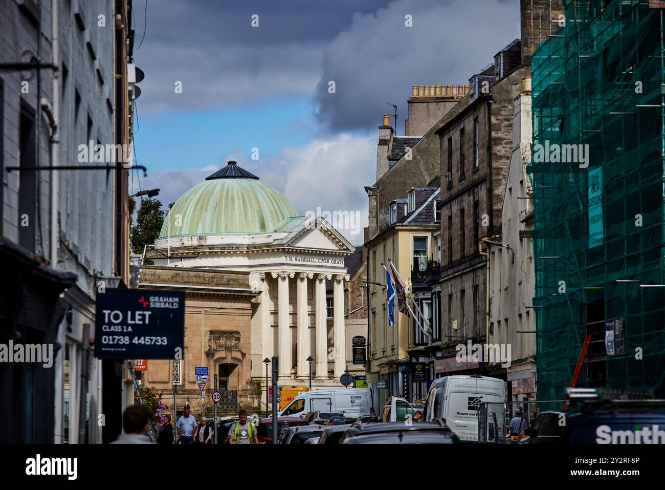 Perth, Parthenon-inspired building Perth Art Gallery Stock Photo - Alamy