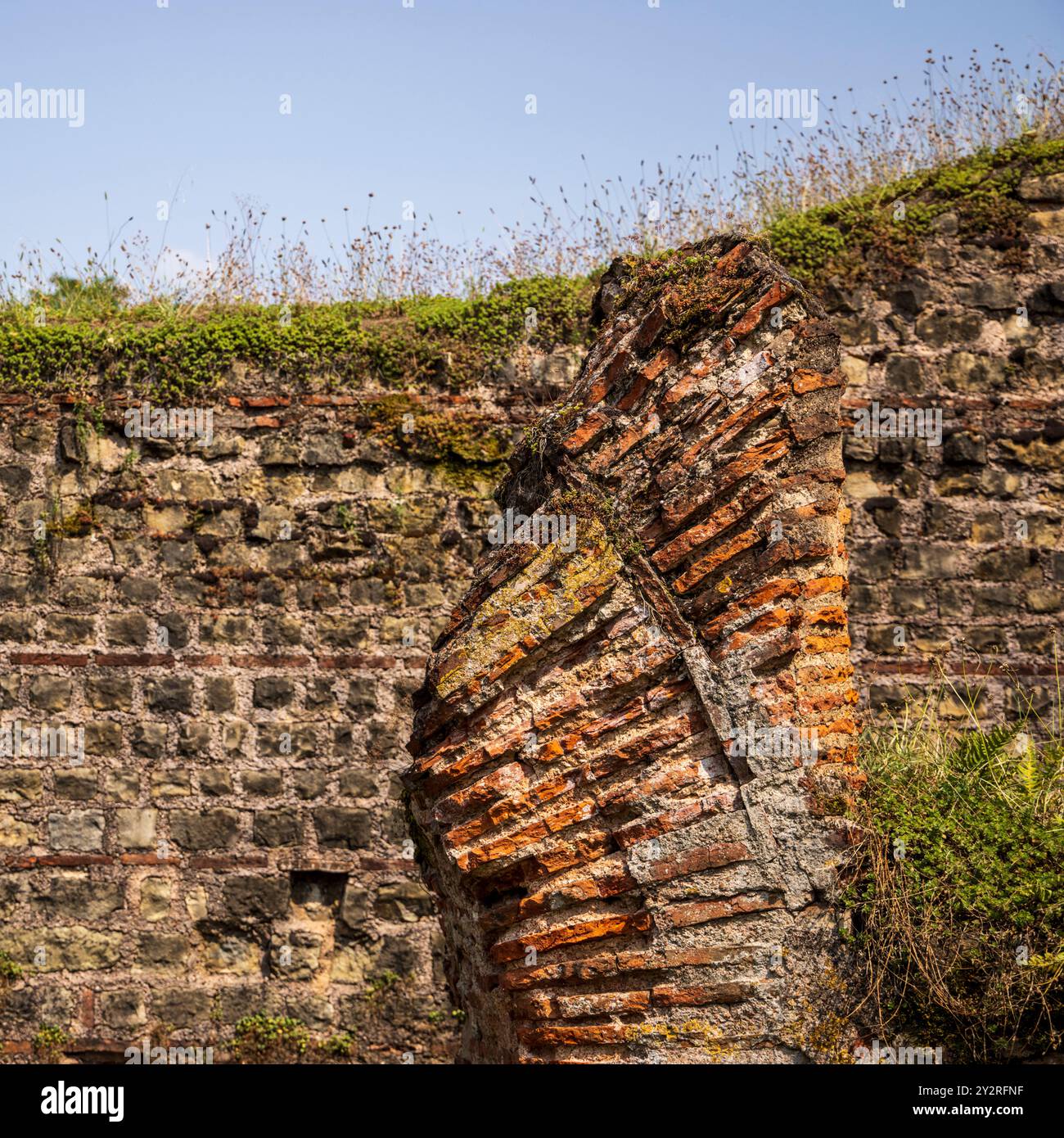 The ruins of the Imperial Roman baths at Trier, Germany Stock Photo - Alamy