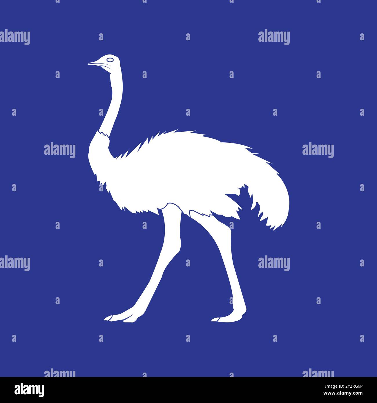 ostrich icon vector illustration simple design Stock Vector Image & Art ...