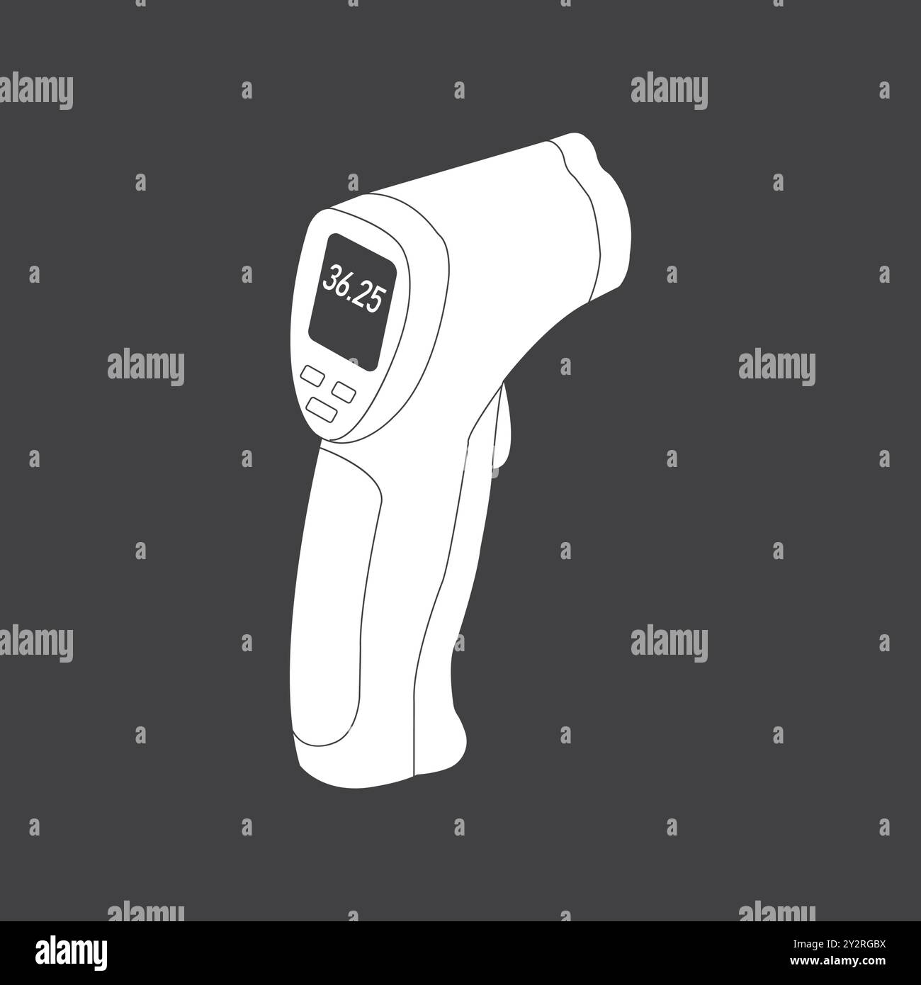 digital thermometer icon vector simple design Stock Vector Image & Art ...