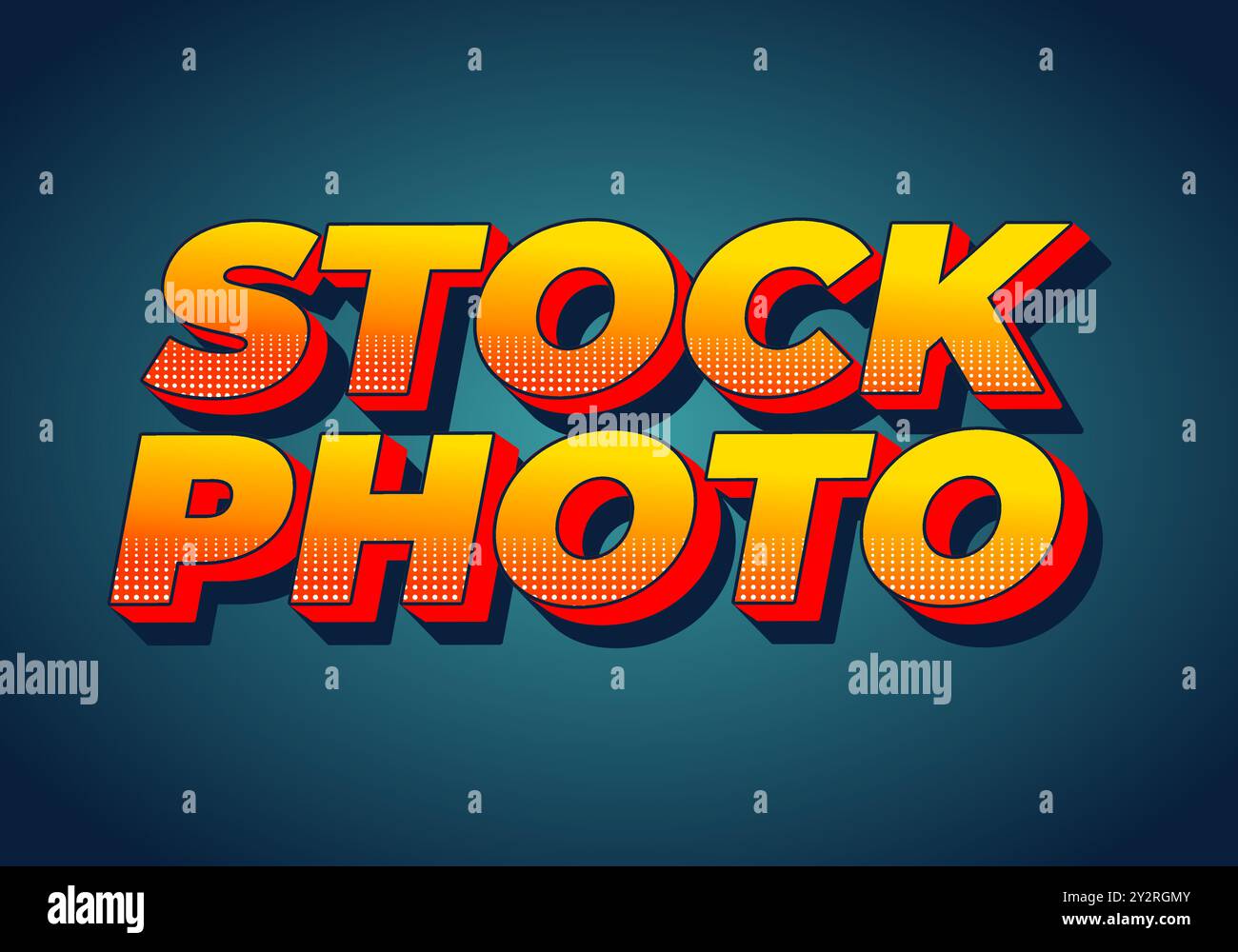 Stock photo. Text effect design in 3D style with modern colors Stock ...