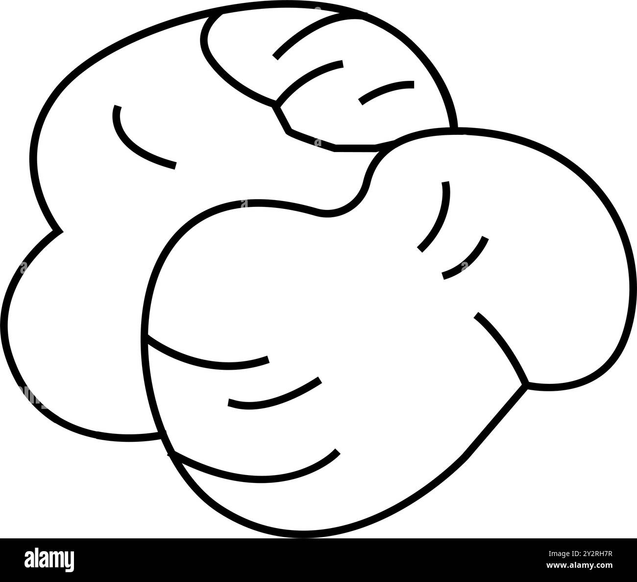 popcorn food snack line icon vector illustration Stock Vector Image ...