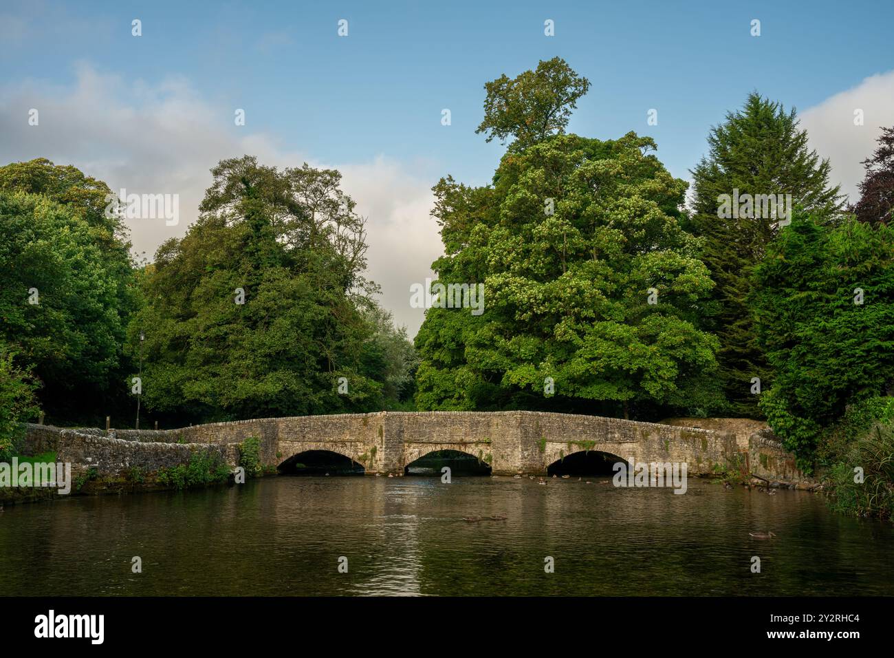 Ashford in the Water medieval three arch sheep wash bridge in the ...