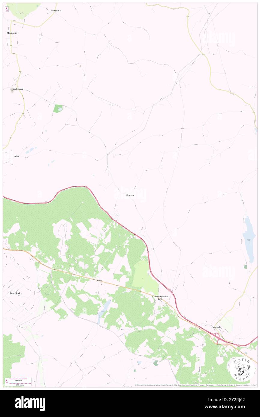 Map of rodney Cut Out Stock Images & Pictures - Alamy