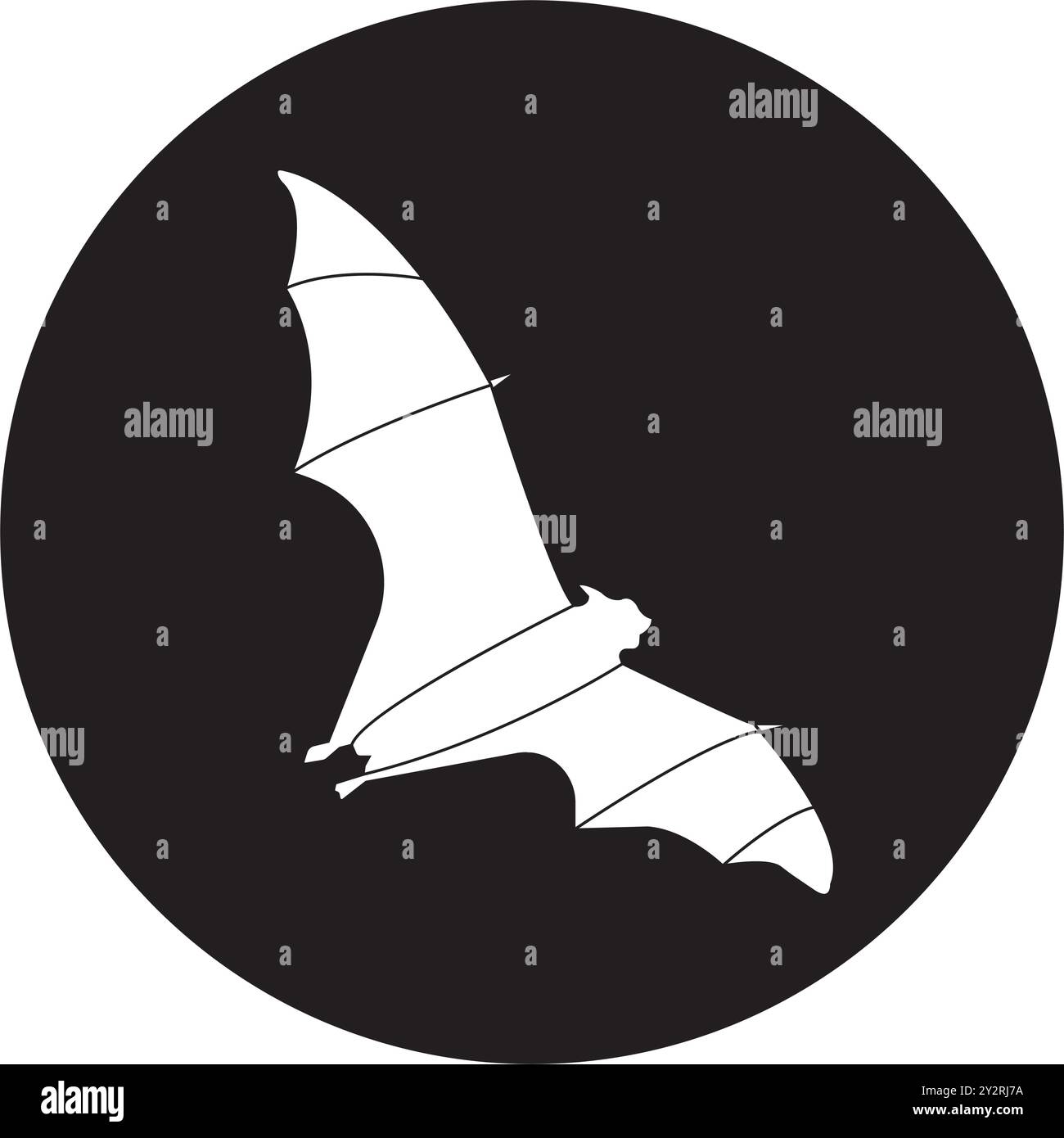 flying bat icon design template vector isolated illustration Stock ...