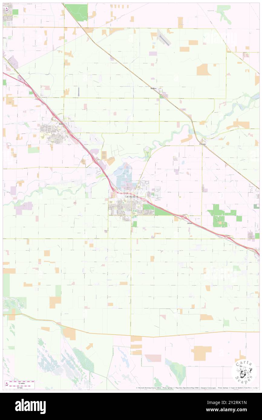 Merced county map hi-res stock photography and images - Alamy
