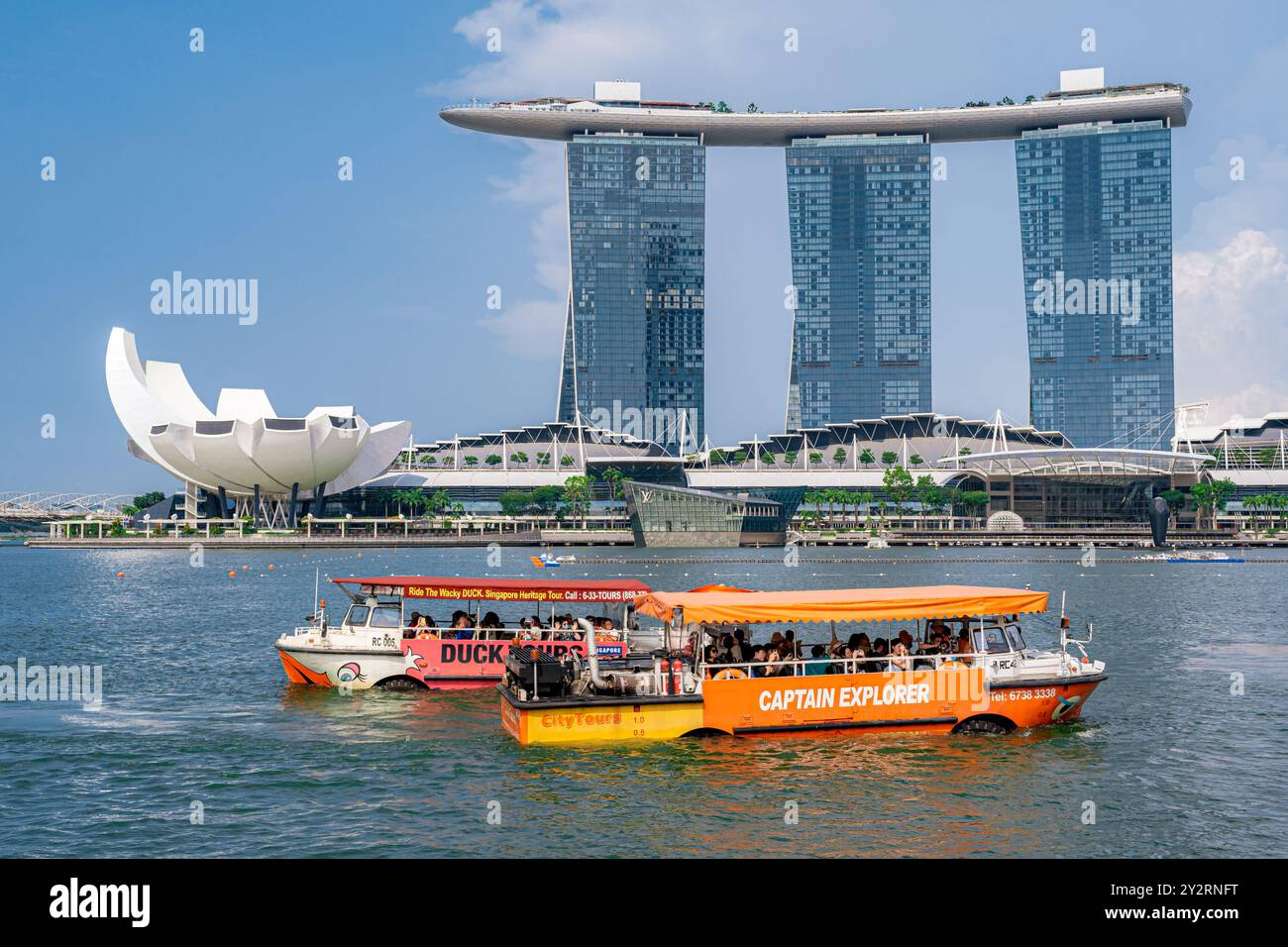 Singapore - Jun 13 2024: Bum Boat cruise on the Singapore River with ...