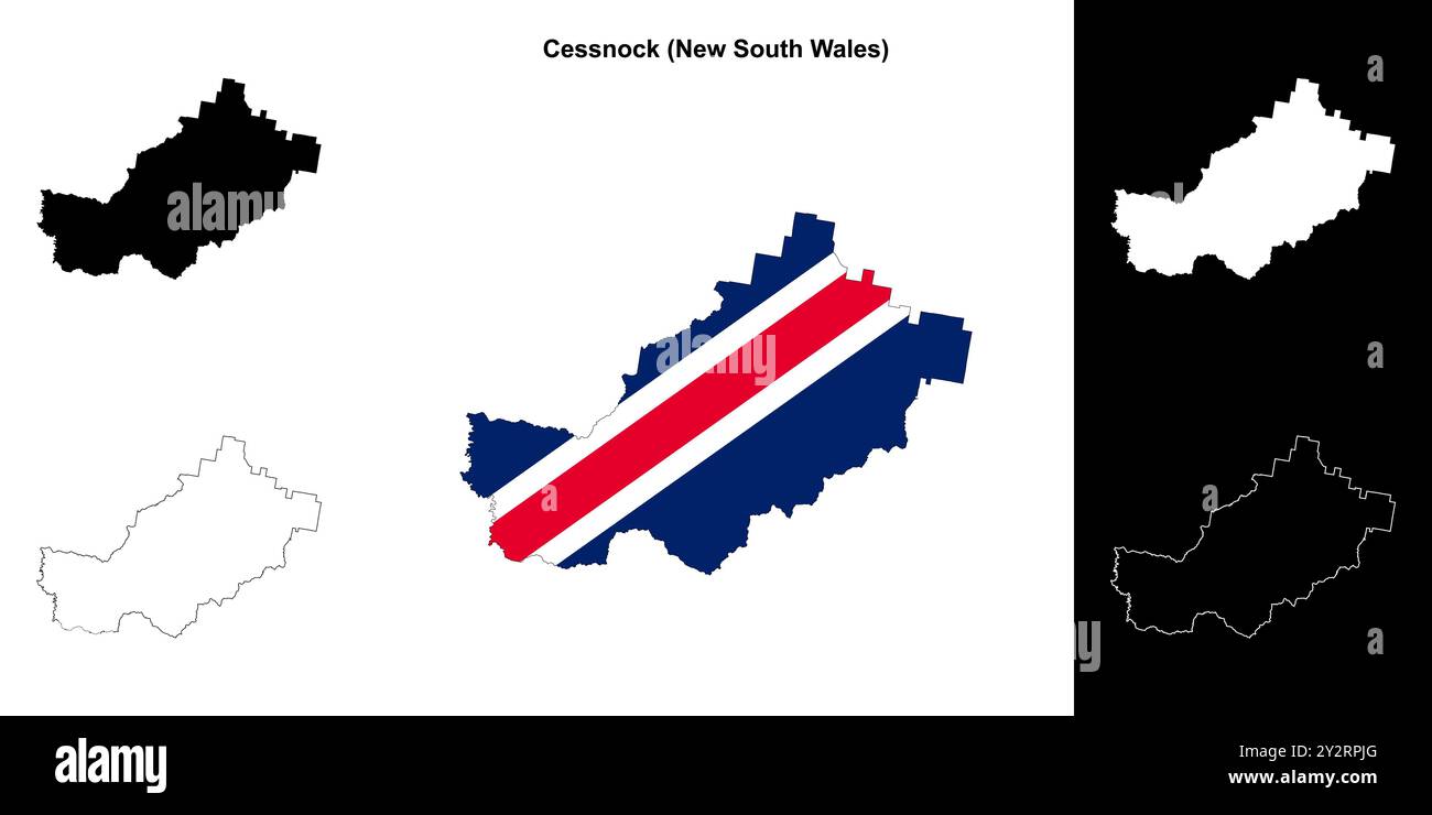 Cessnock eps map hi-res stock photography and images - Alamy