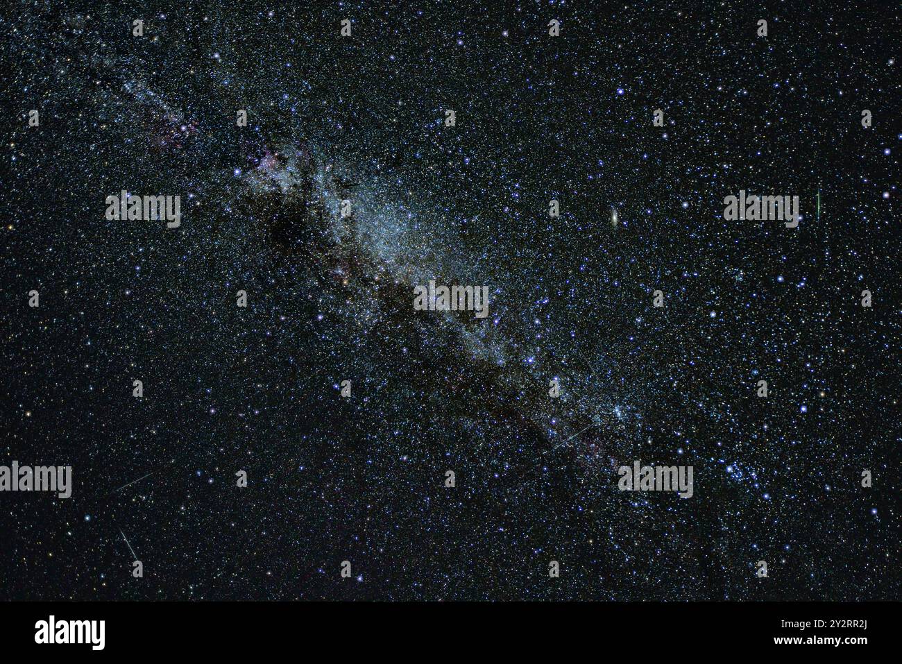A detailed view of the Milky Way galaxy with countless stars visible in ...