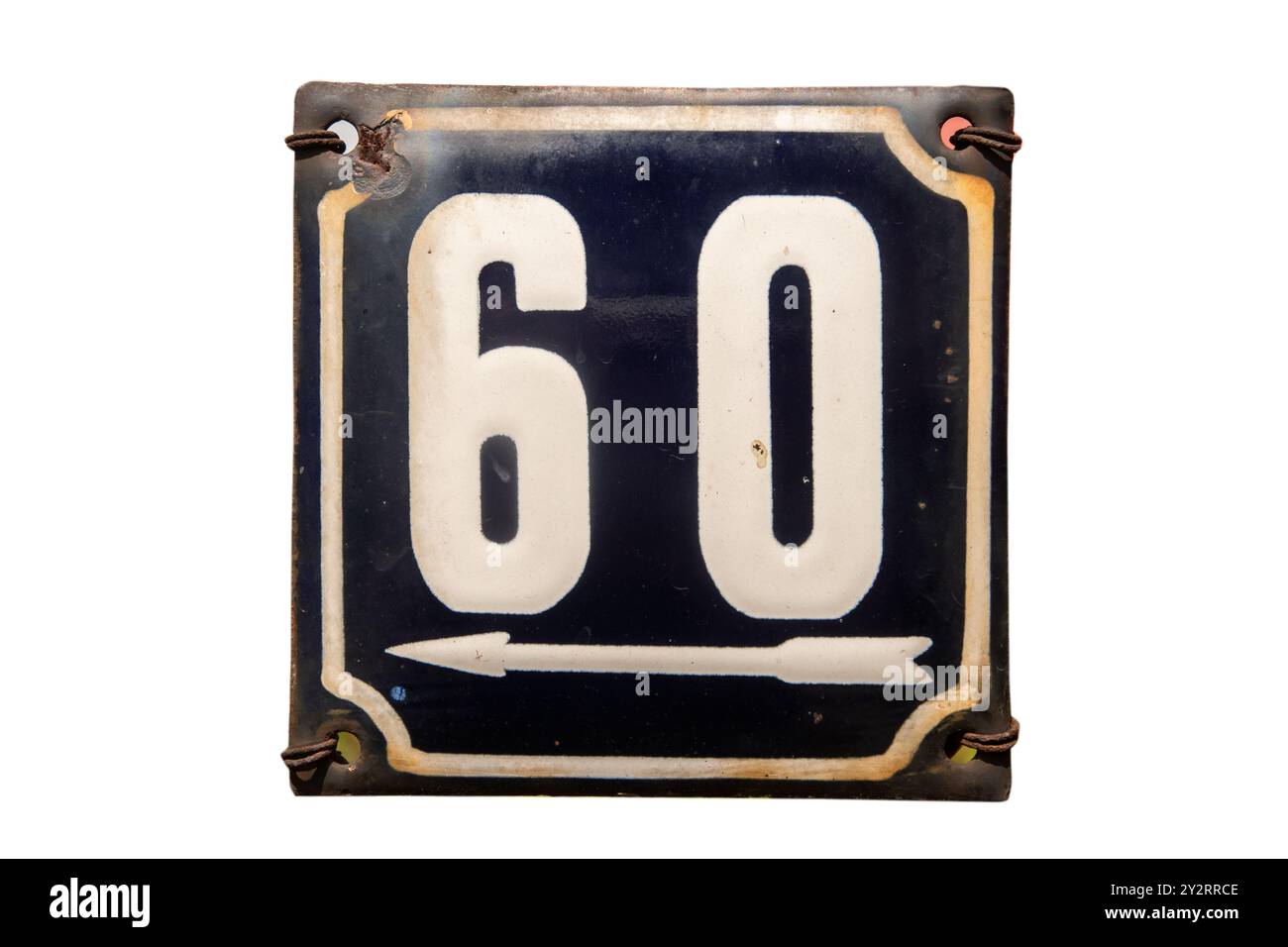 House number 60 sign Cut Out Stock Images & Pictures - Alamy