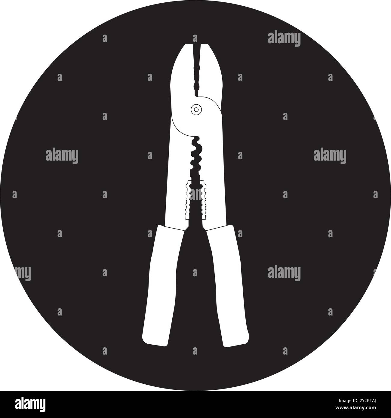 cable stripper pliers icon vector illustration simple design Stock ...