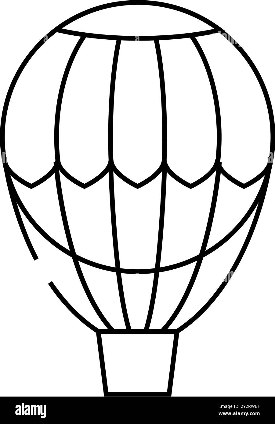 hydrogen weather balloon line icon vector illustration Stock Vector ...