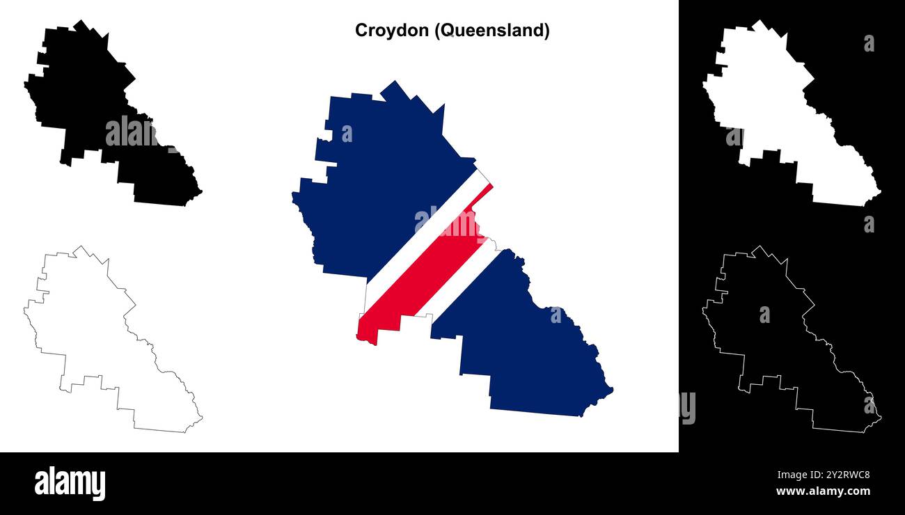Croydon (Queensland) outline map set Stock Vector Image & Art - Alamy Croydon (Queensland) outline map set Stock Vector Image & Art - Alamy