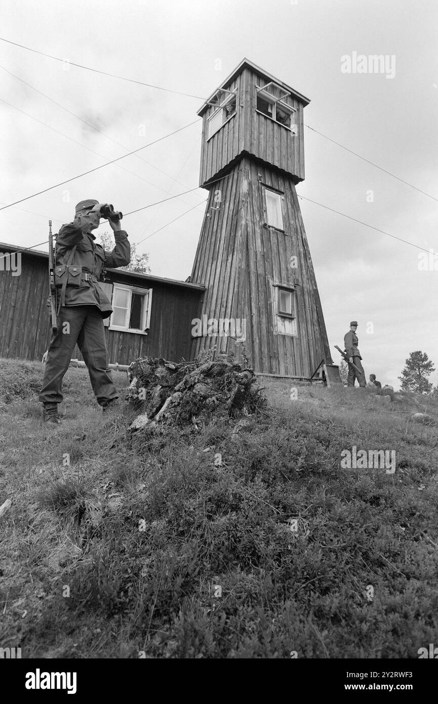 Actual 35 - 8 - 1971: With the king in borderlandThe garrison in Sør ...