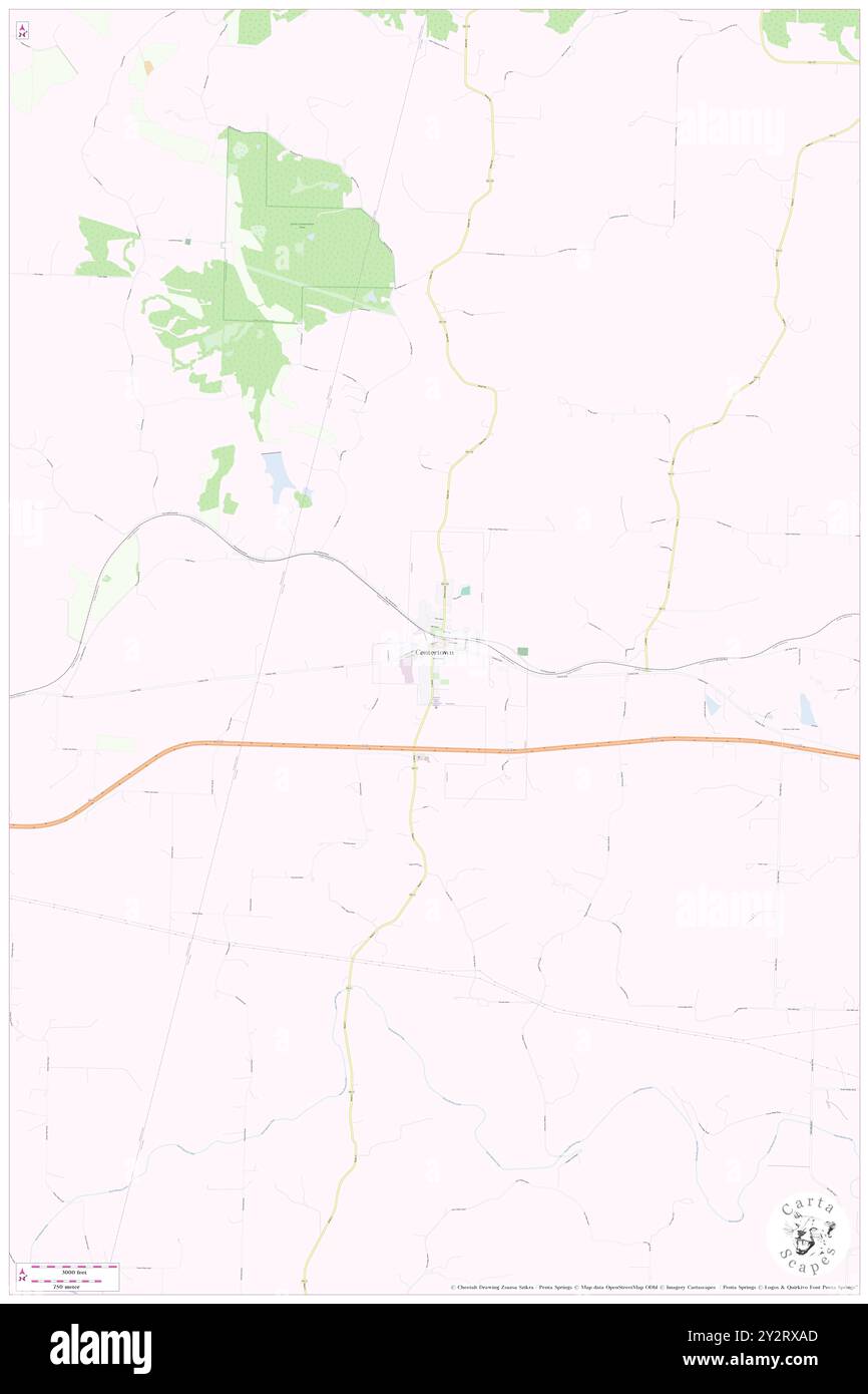 Cole county map hi-res stock photography and images - Alamy