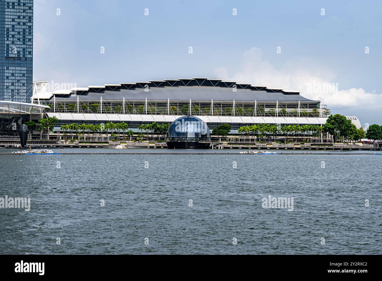 Singapore - Jun 13 2024: The first floating Apple Store at Marina Bay ...