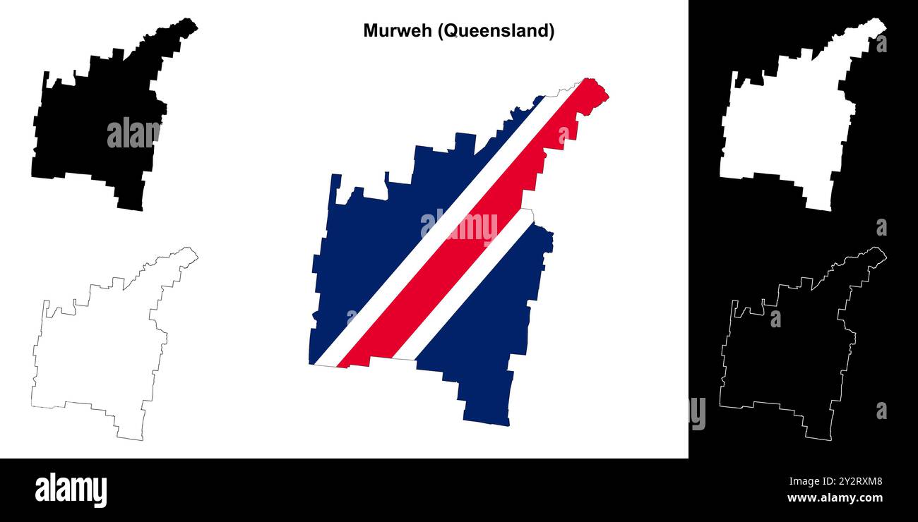 Blank murweh map hi-res stock photography and images - Alamy