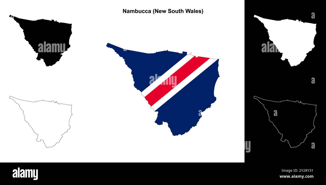 Blank nambucca map hi-res stock photography and images - Alamy