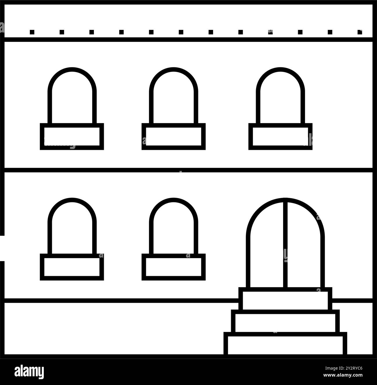 arabian house line icon vector illustration Stock Vector Image & Art ...