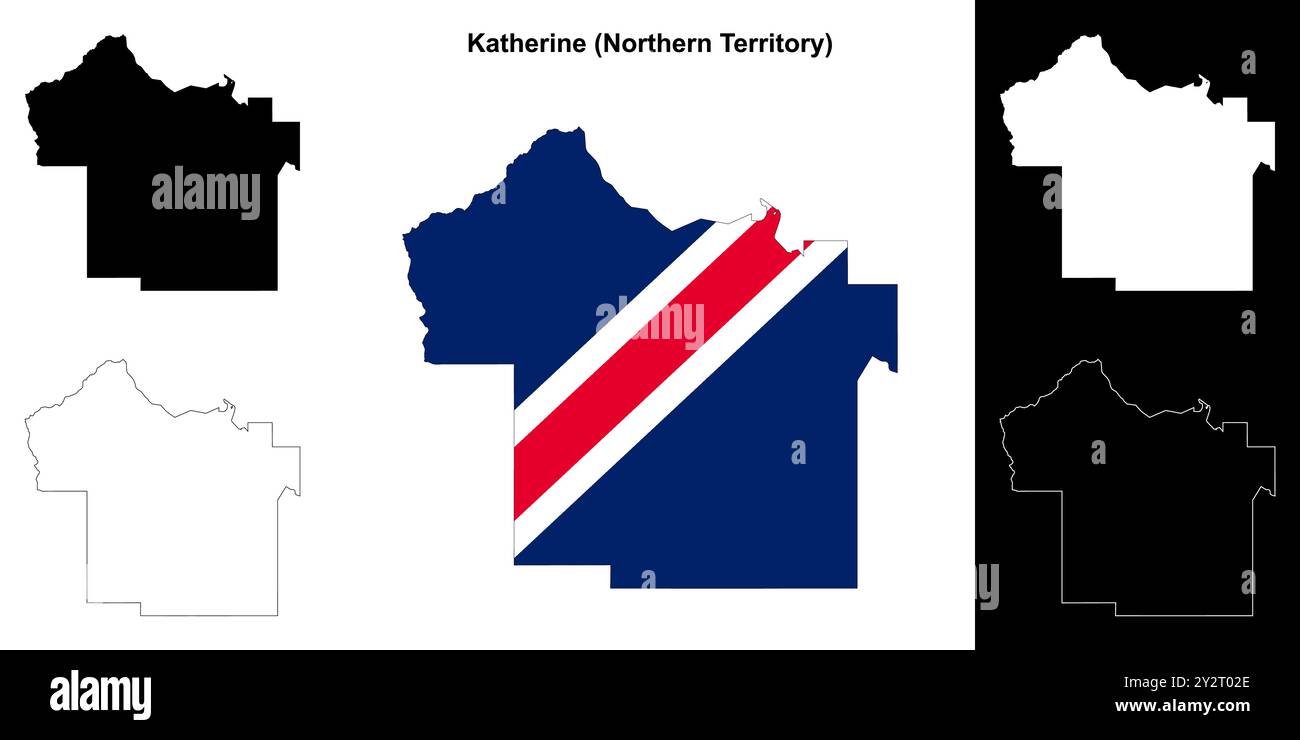 Blank katherine map hi-res stock photography and images - Alamy