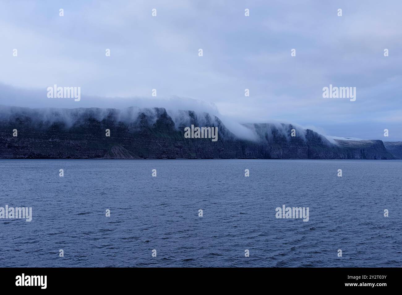 Europe's largest bird cliff the promontory Látrabjarg seen from the ...