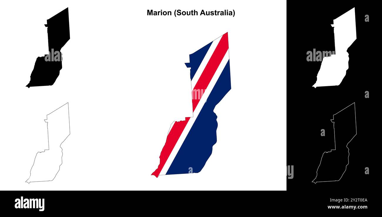 Blank marion map hi-res stock photography and images - Alamy