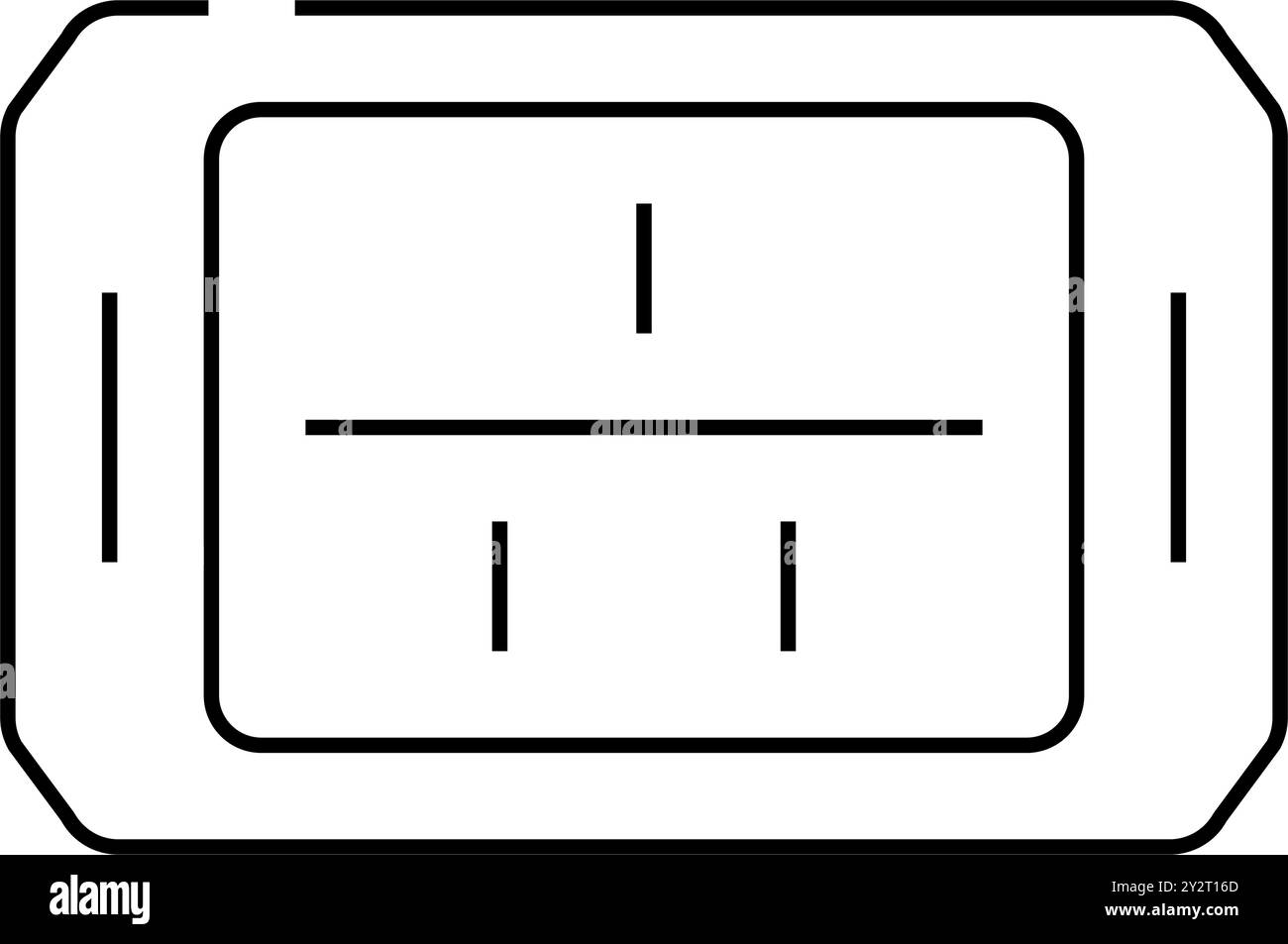 tray canteen line icon vector illustration Stock Vector Image & Art - Alamy