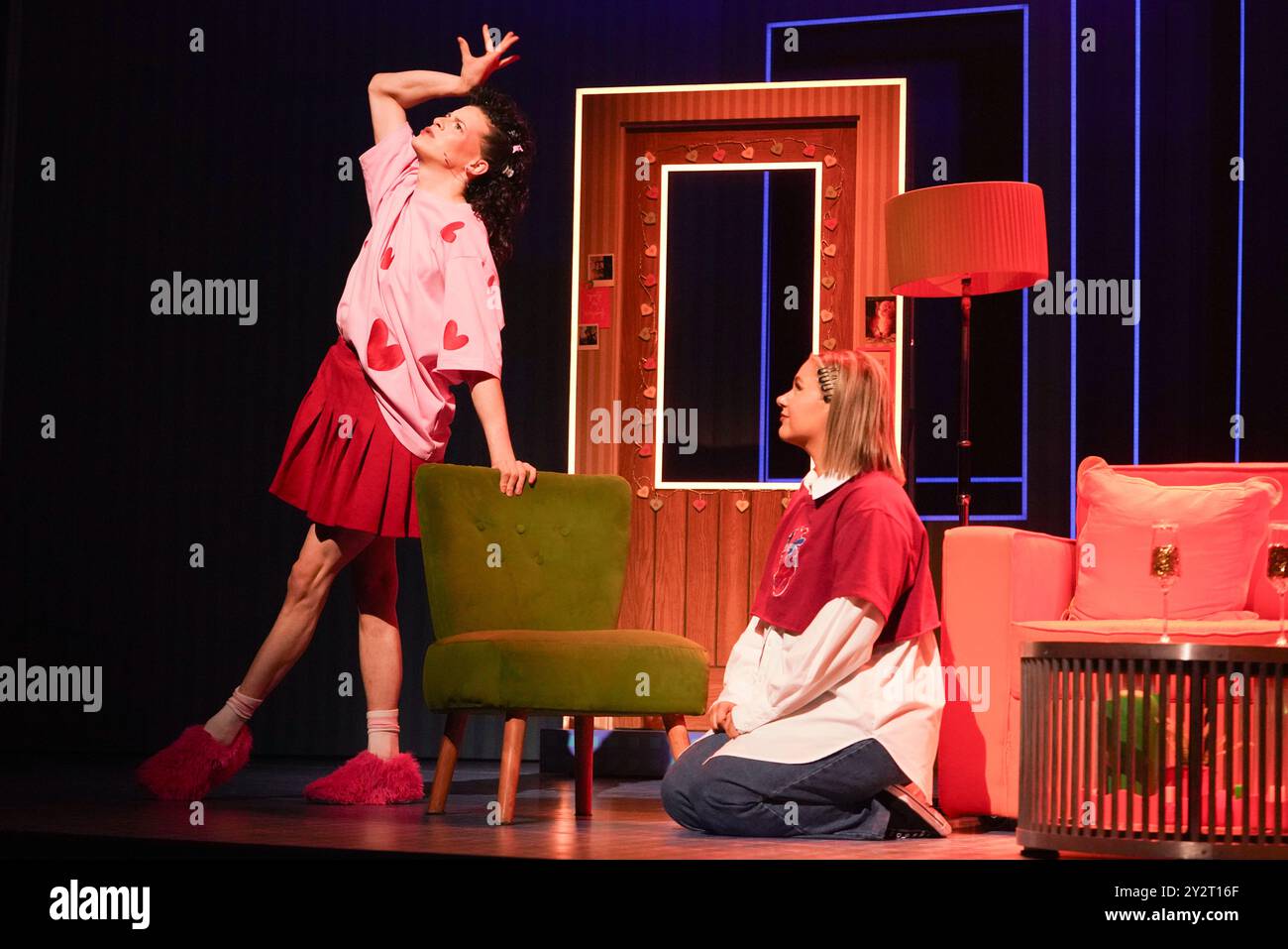 London, UK. 11 September 2024 . Jo Foster (l) as Oliver and Leesa ...