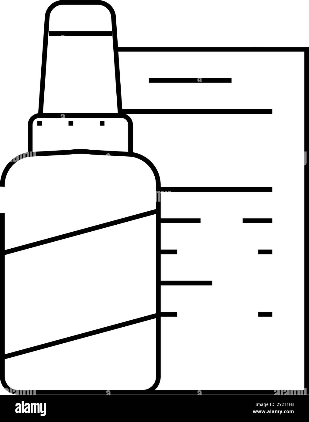 corrector stationery line icon vector illustration Stock Vector Image ...