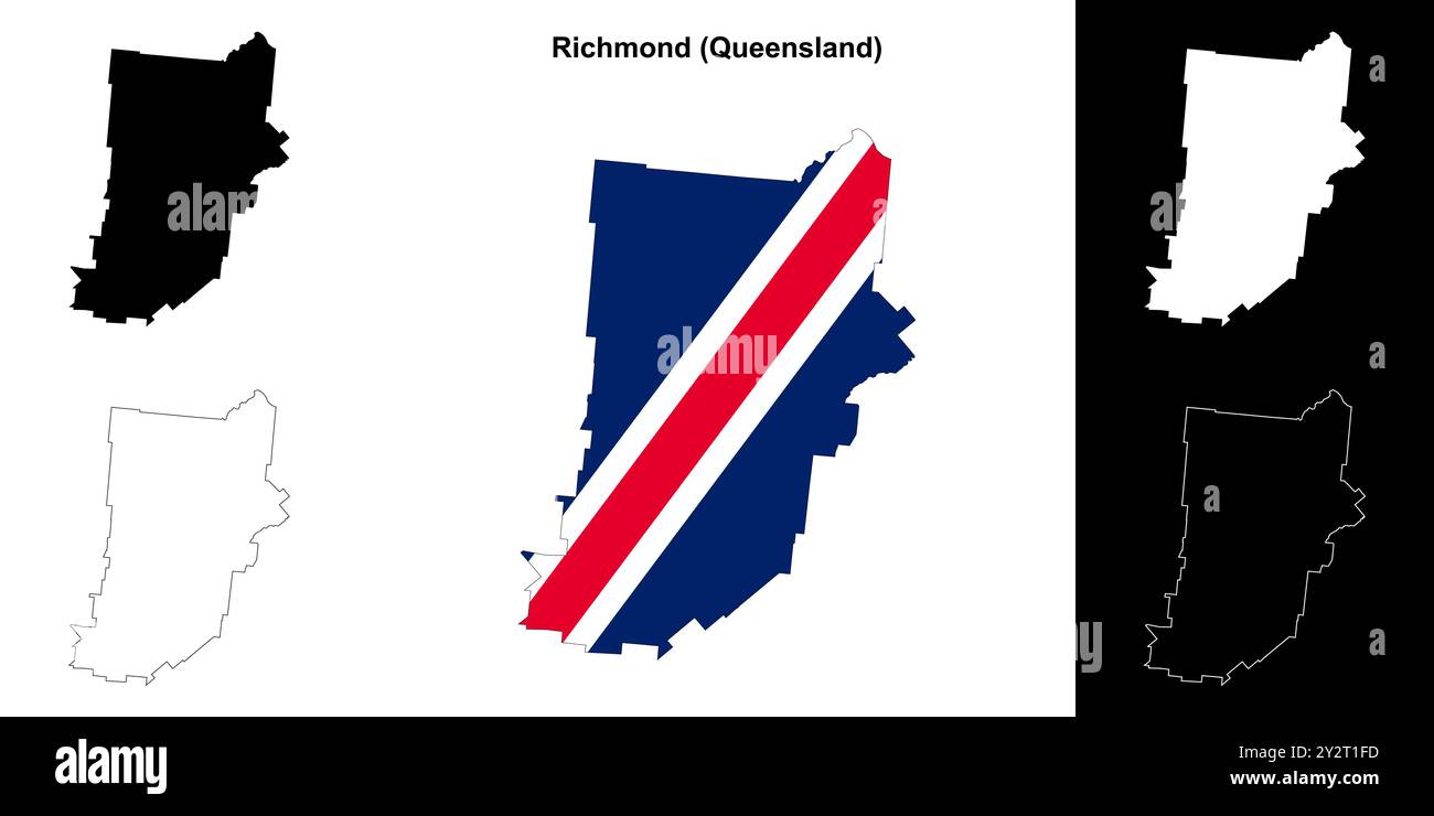 Richmond eps map hi-res stock photography and images - Alamy