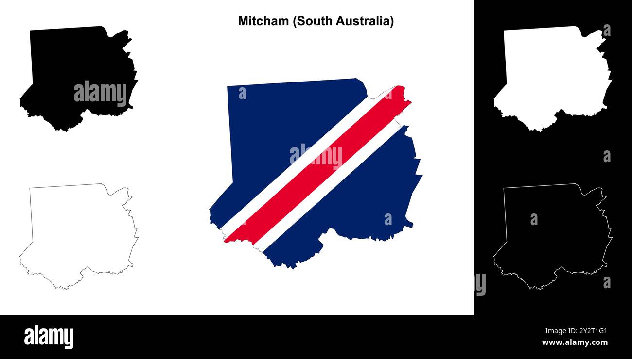 Blank mitcham map hi-res stock photography and images - Alamy