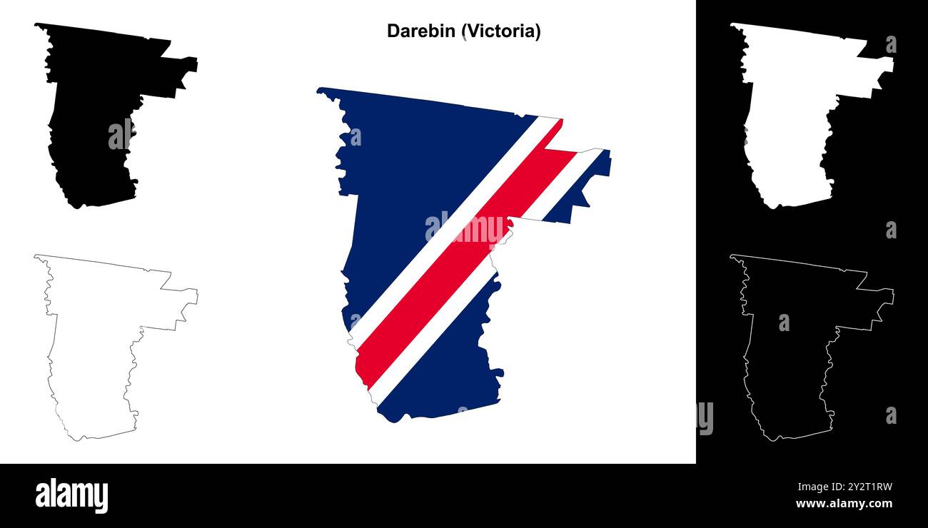 Map of darebin hi-res stock photography and images - Alamy