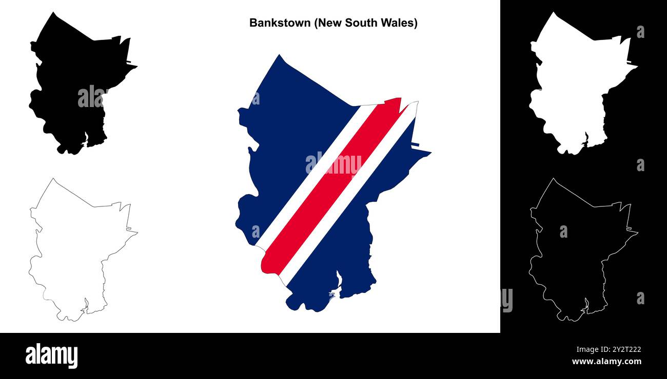 Bankstown eps map hi-res stock photography and images - Alamy