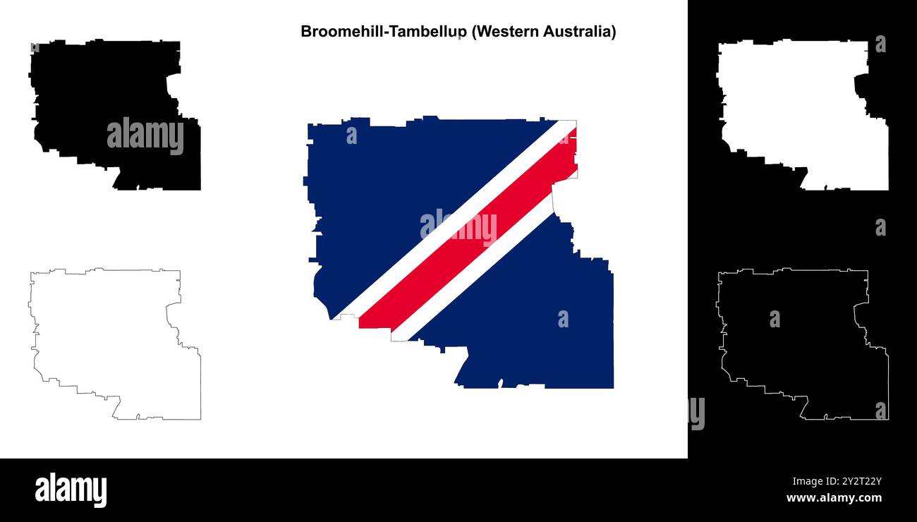 Blank broomehill tambellup map hi-res stock photography and images - Alamy
