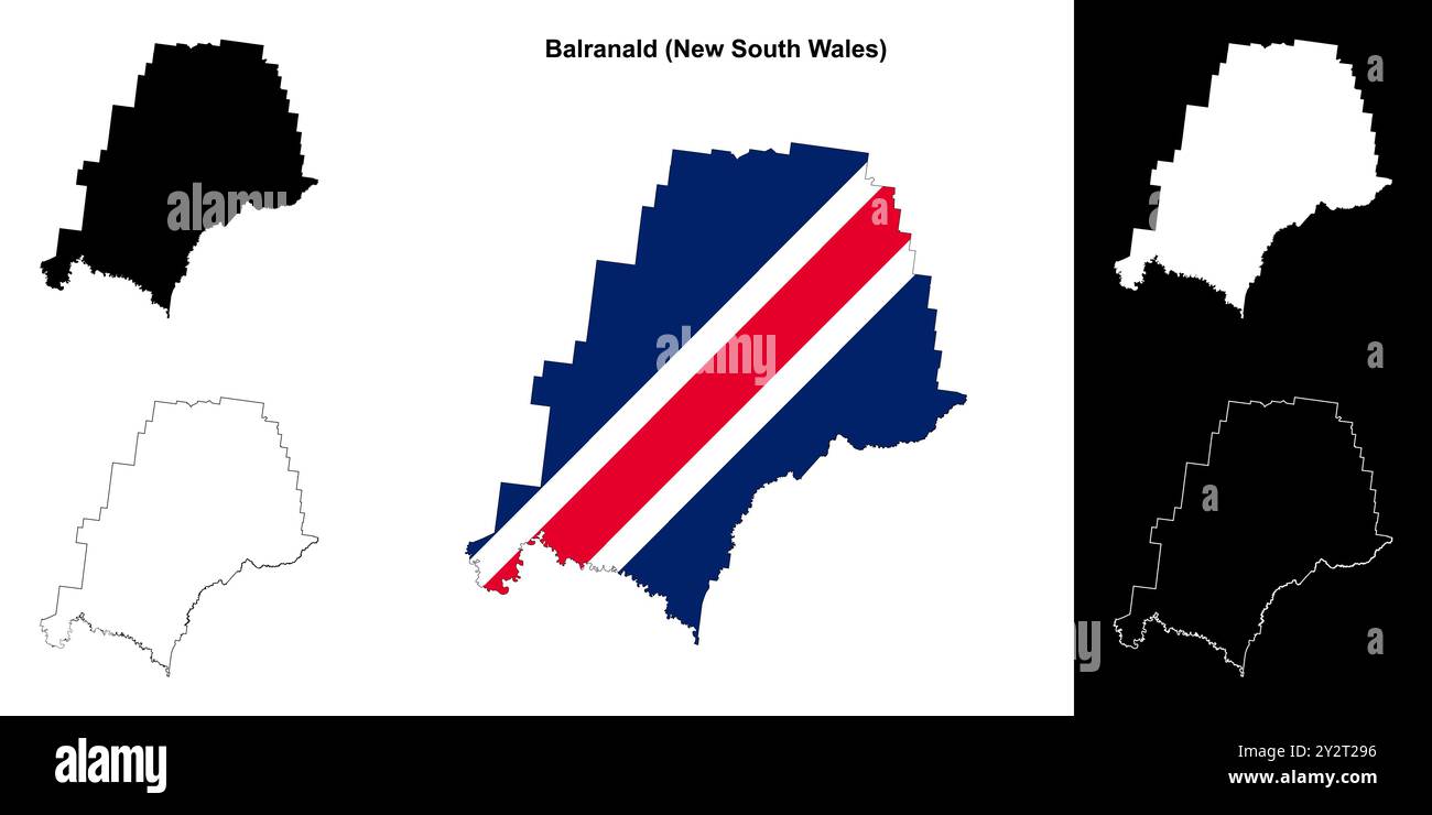 Balranald eps map hi-res stock photography and images - Alamy