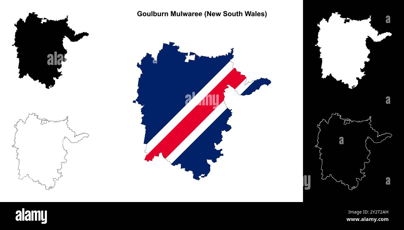 Map of goulburn mulwaree hi-res stock photography and images - Alamy