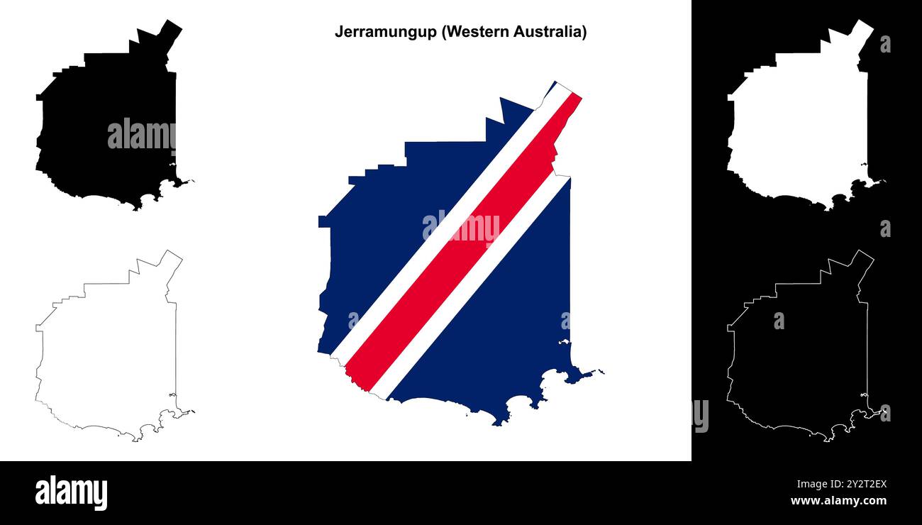 Blank jerramungup map hi-res stock photography and images - Alamy