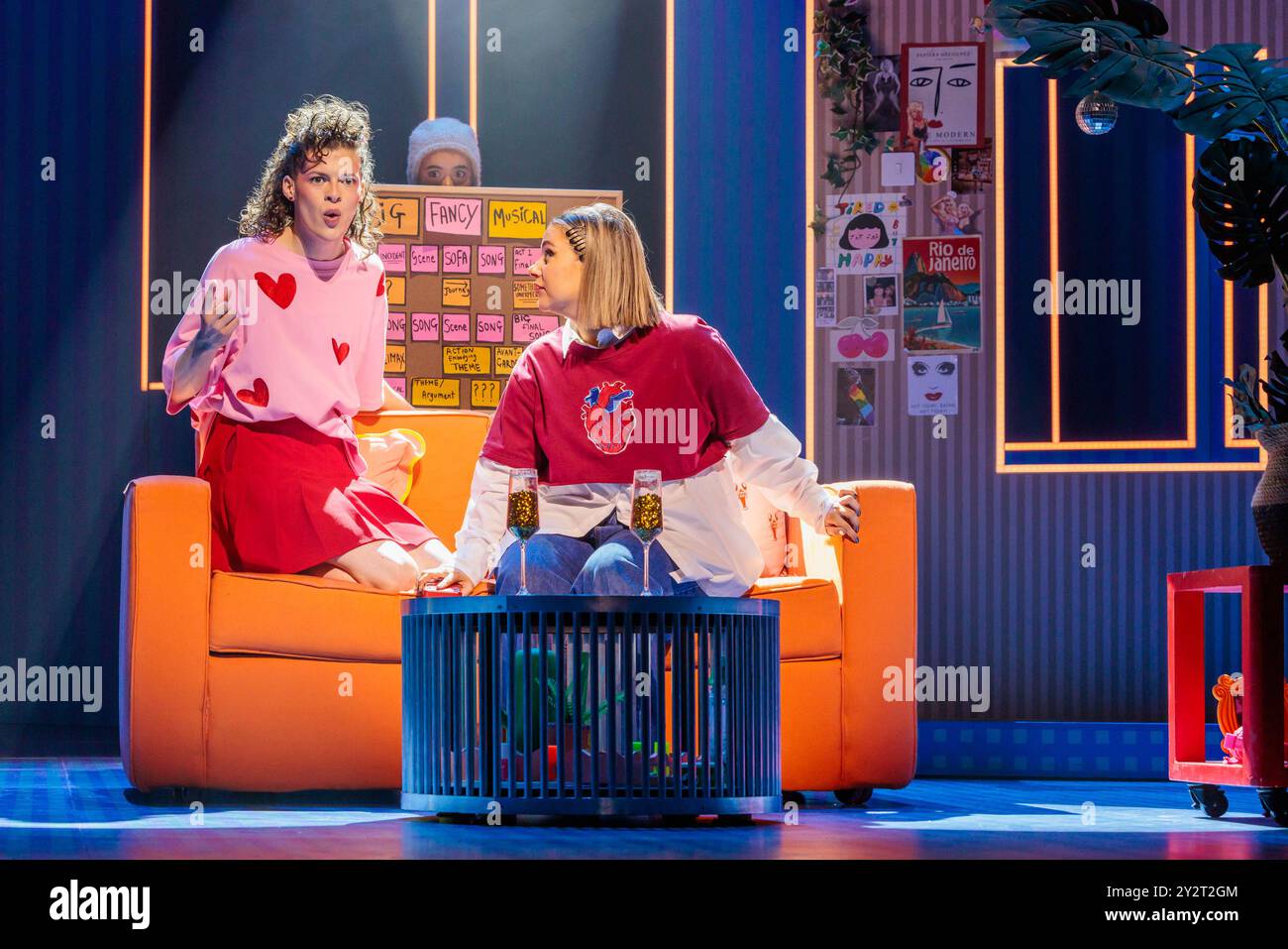 Garrick Theatre, London, UK. 11th September 2024. Cast from 'WHY AM I ...