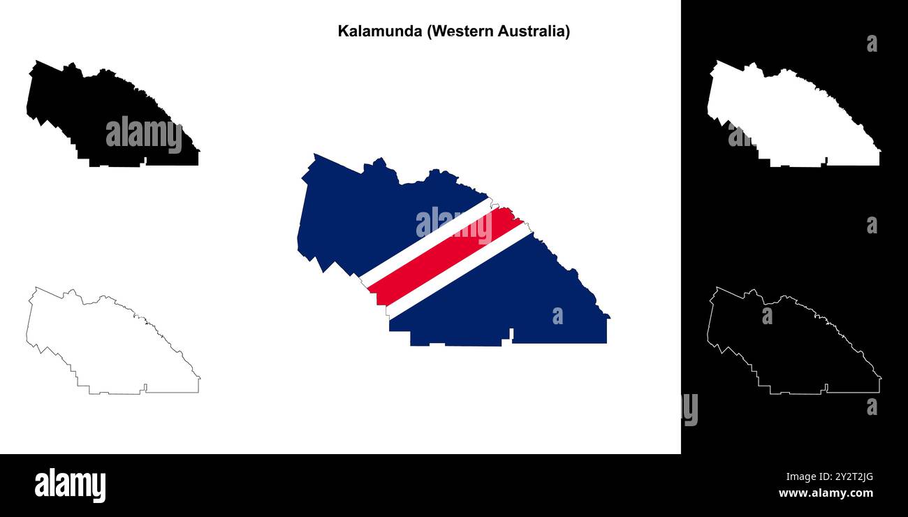 Kalamunda eps map hi-res stock photography and images - Alamy