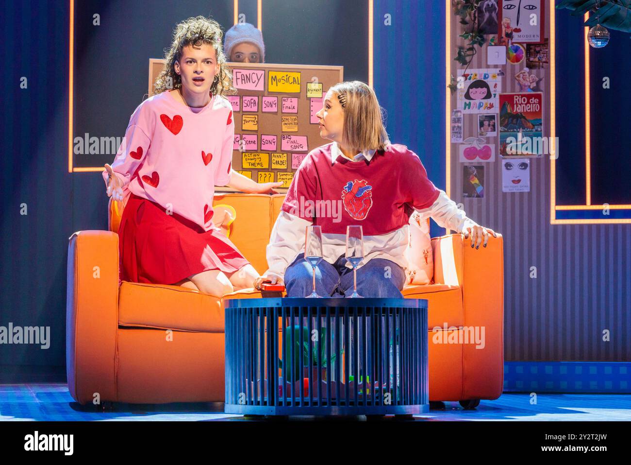 Garrick Theatre, London, UK. 11th September 2024. Cast from 'WHY AM I ...