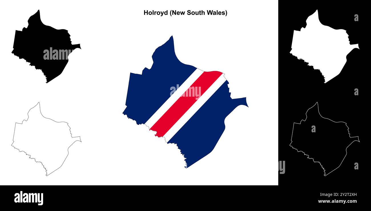 Blank holroyd map hi-res stock photography and images - Alamy