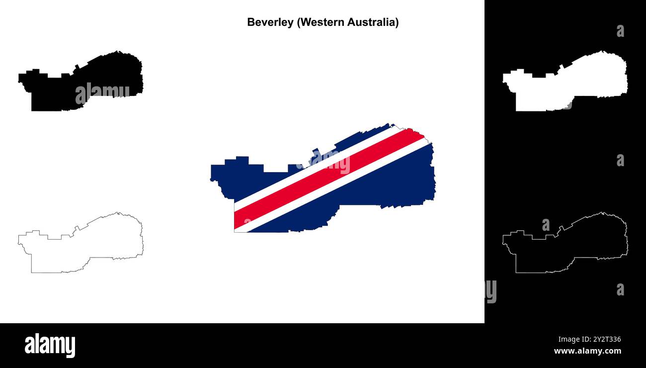 Map of beverley hi-res stock photography and images - Alamy