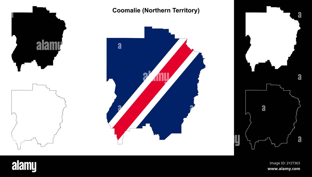 Coomalie (Northern Territory) outline map set Stock Vector Image & Art ...