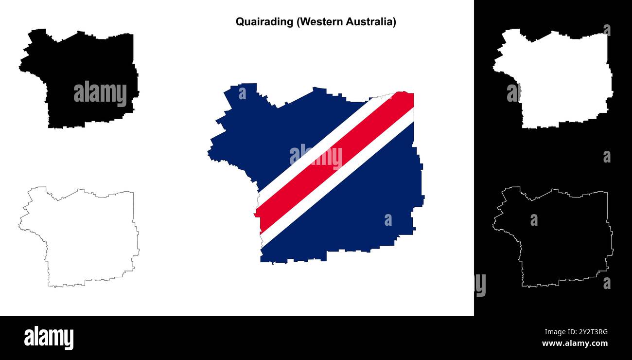 Quairading eps map hi-res stock photography and images - Alamy